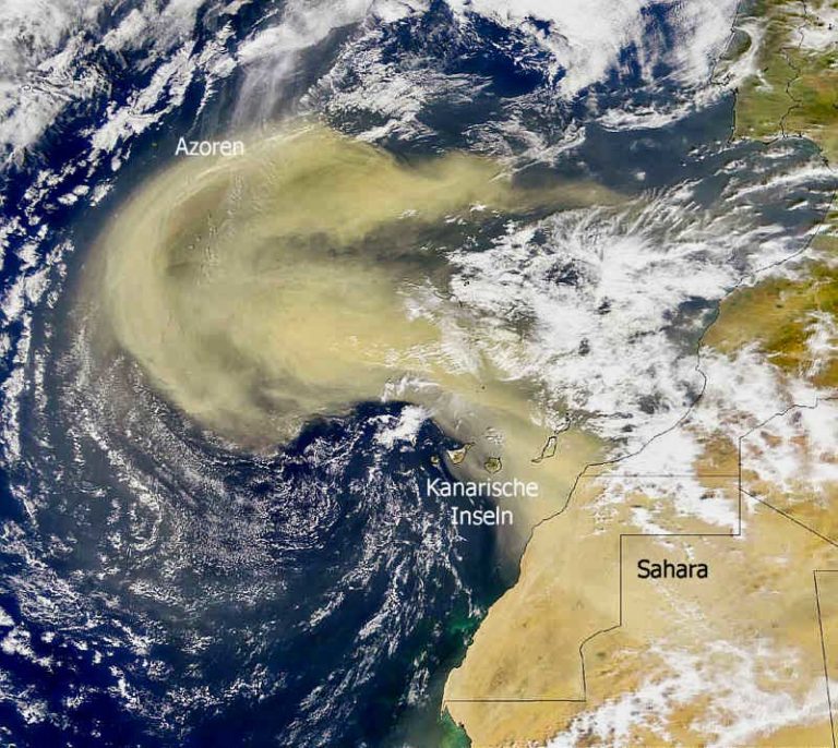 Calima ein Wetterphänomen
